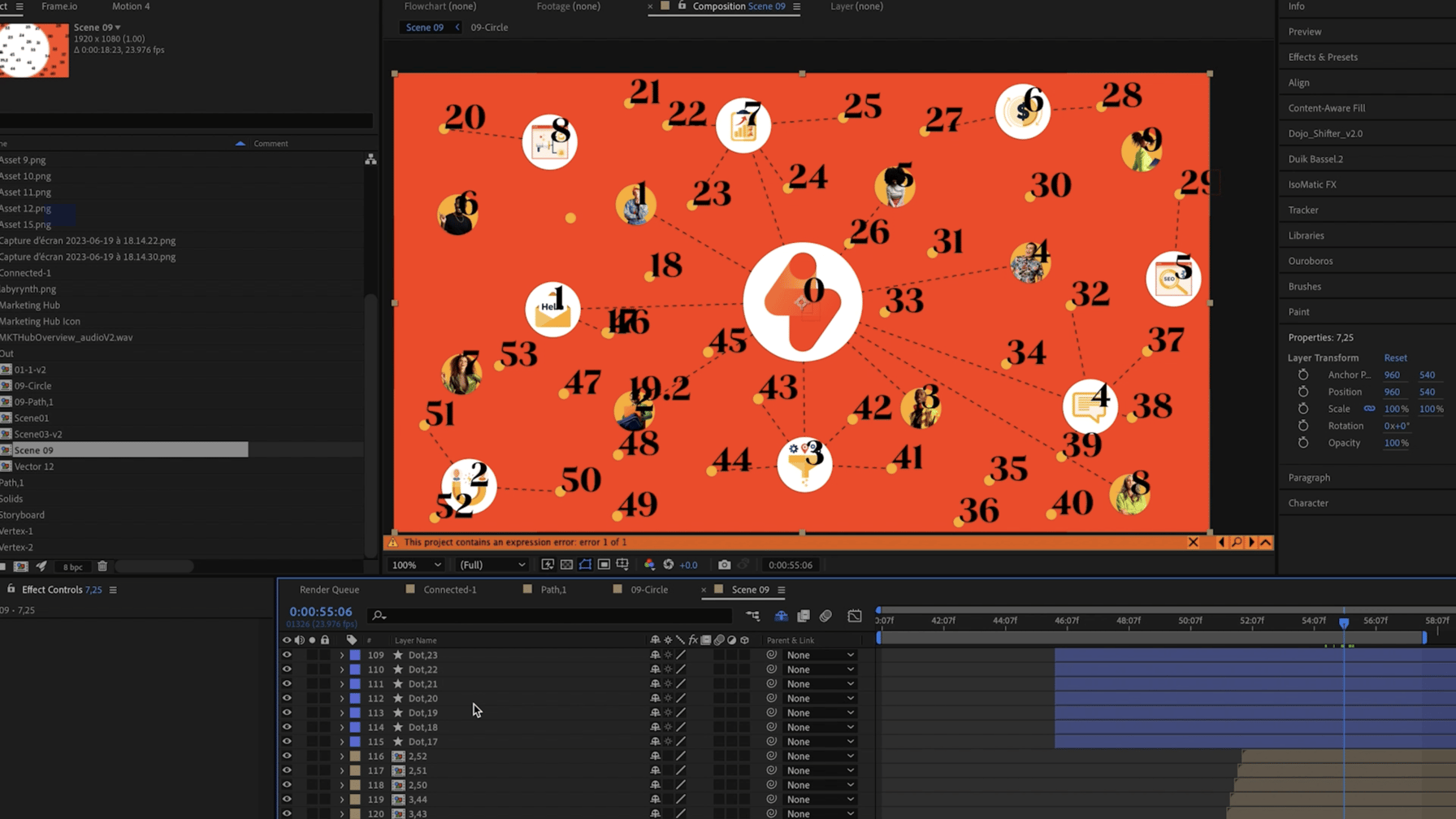 Create Amazing Network Animations in After Effects